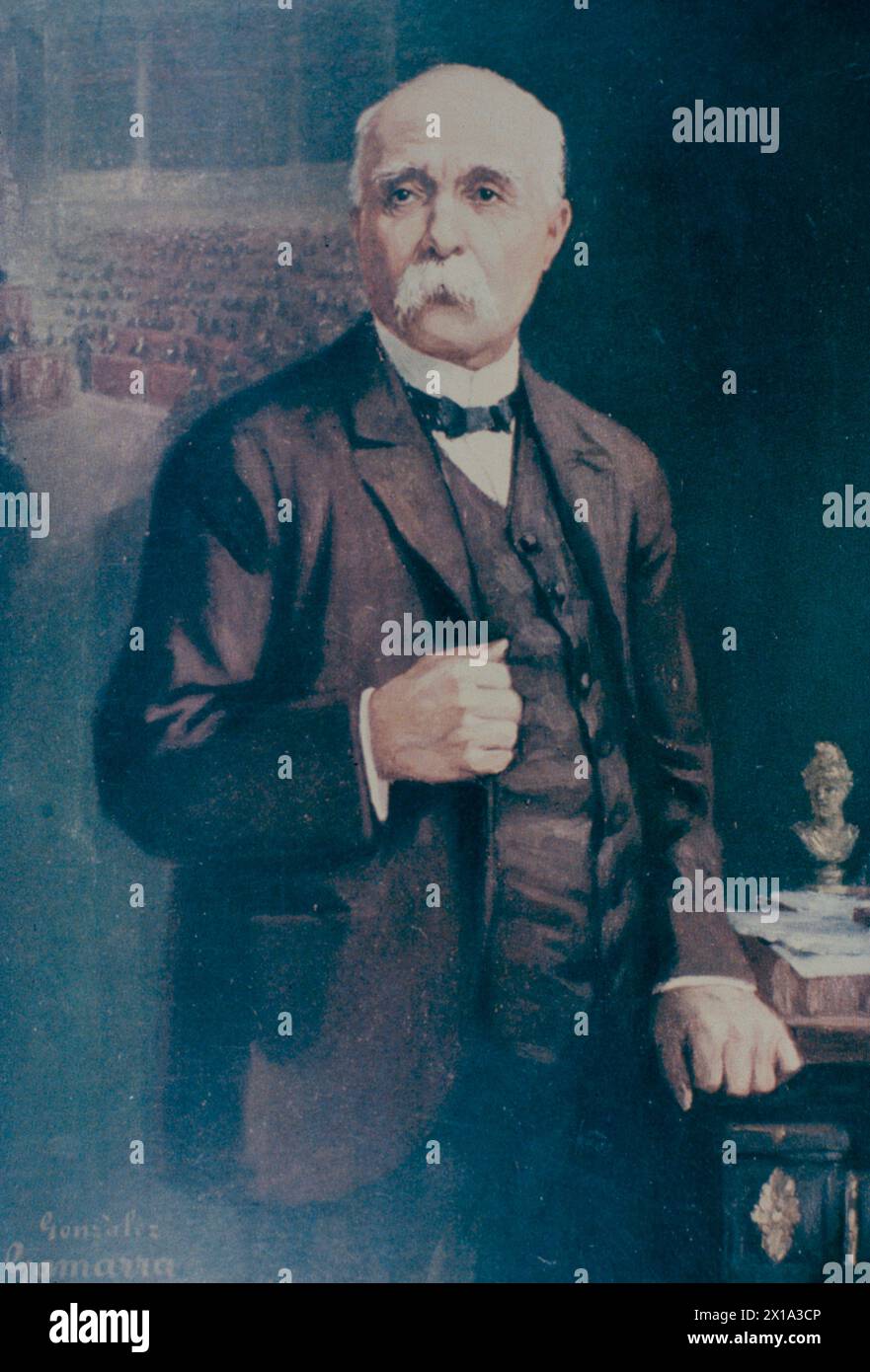 French PM Georges Clemenceau, France 1900s Stock Photo - Alamy
