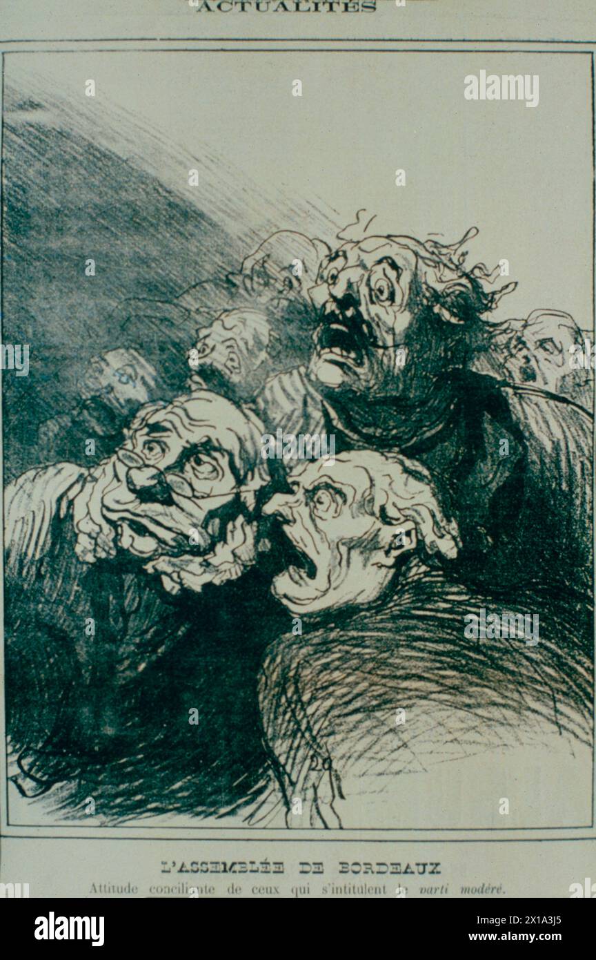 Honoré daumier cartoon hi-res stock photography and images - Alamy