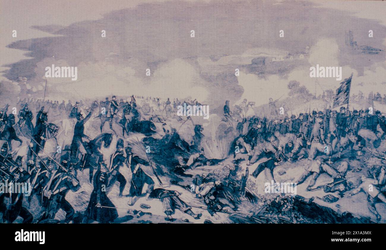 The Battle of Solferino, Italy 1859 Stock Photo - Alamy