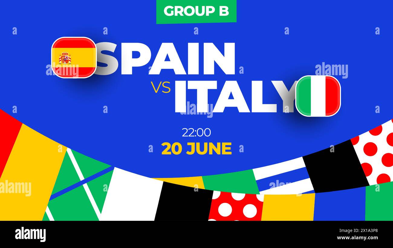 Spain vs italy football Stock Vector Images - Alamy