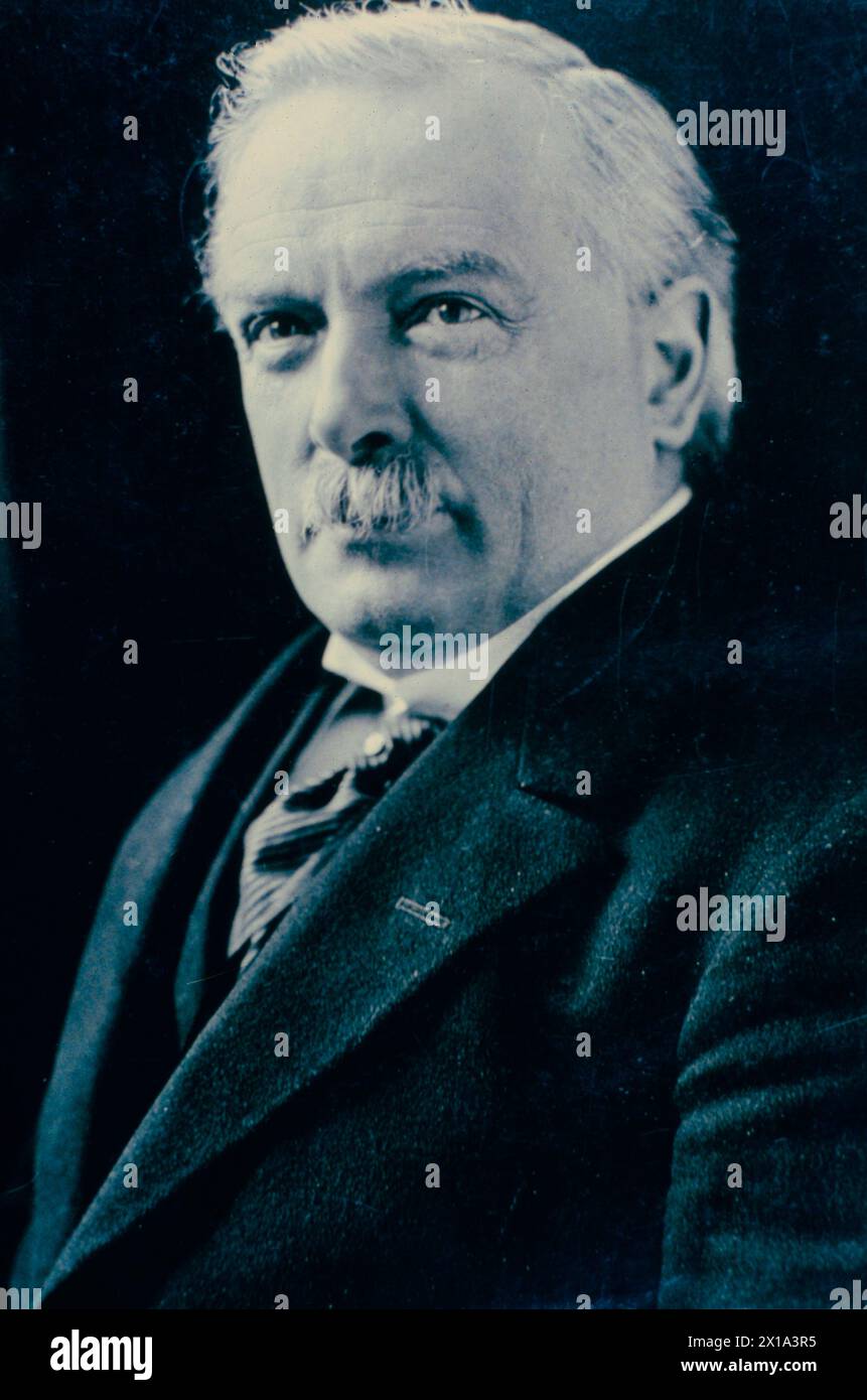 English PM David Lloyd George, England 1910s Stock Photo - Alamy