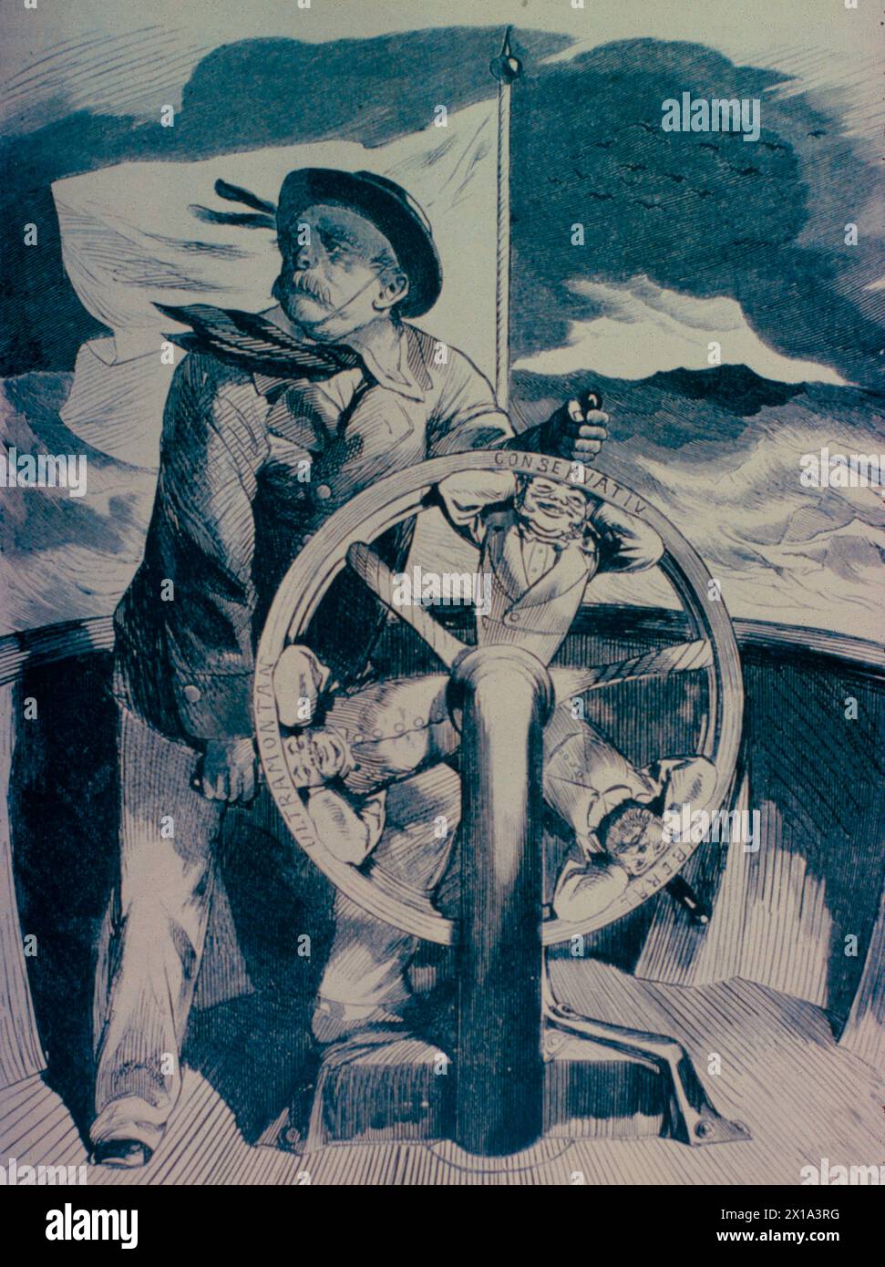 Conservatism cartoon hi-res stock photography and images - Alamy