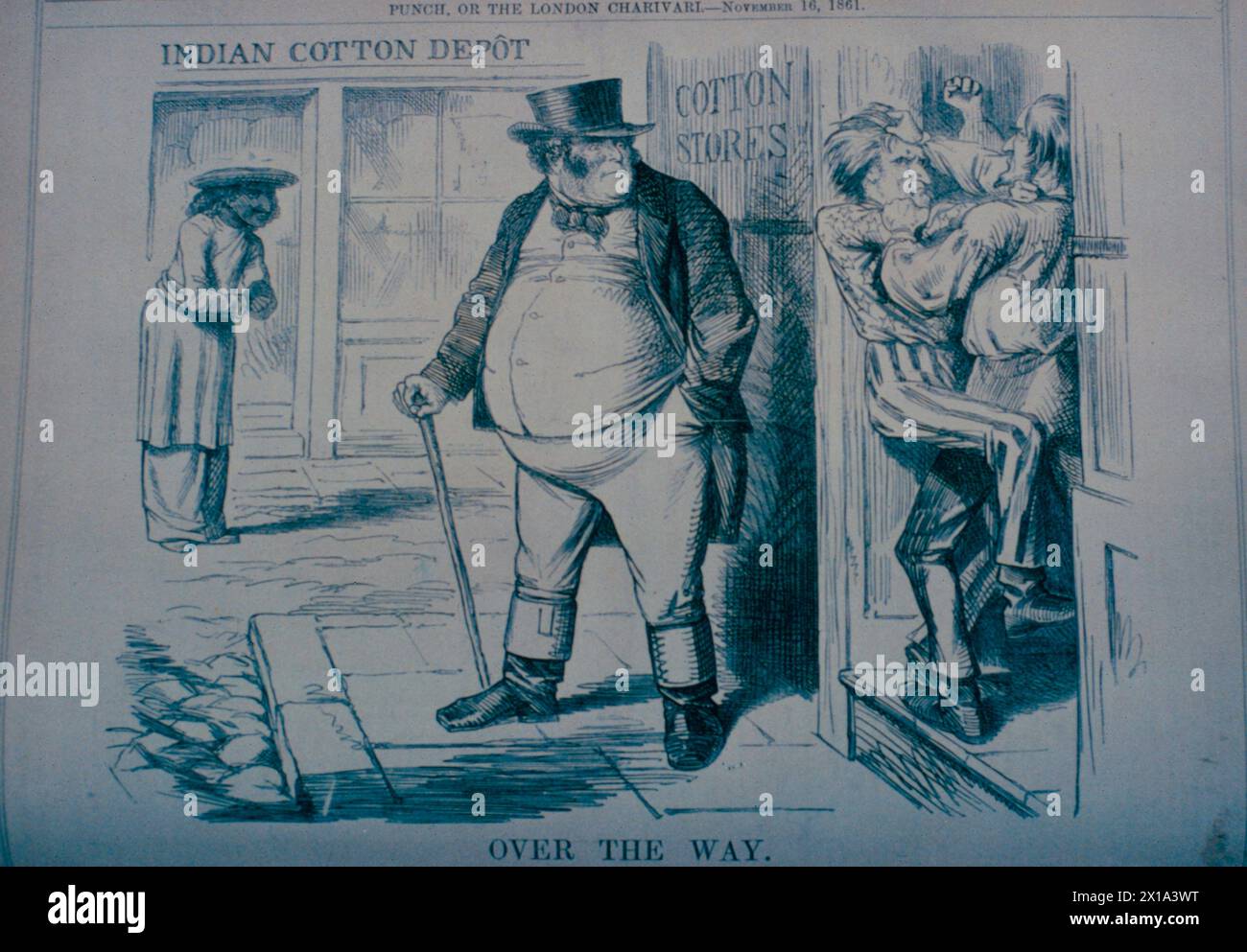 John Bull buys cotton elsewhere because of the Civil War in the US ...