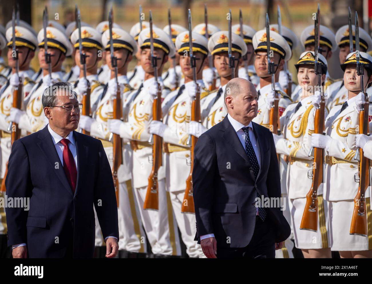 Beijing, China. 16th Apr, 2024. Federal Chancellor Olaf Scholz (SPD) is ...