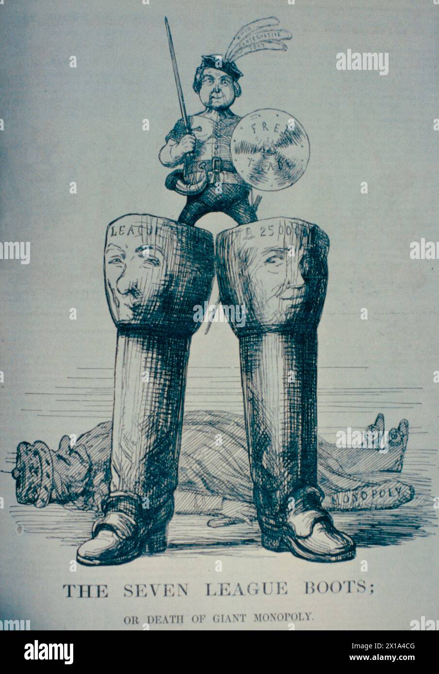 The Seven League Boots, or the Death of Giant Monopoly, illustration ...