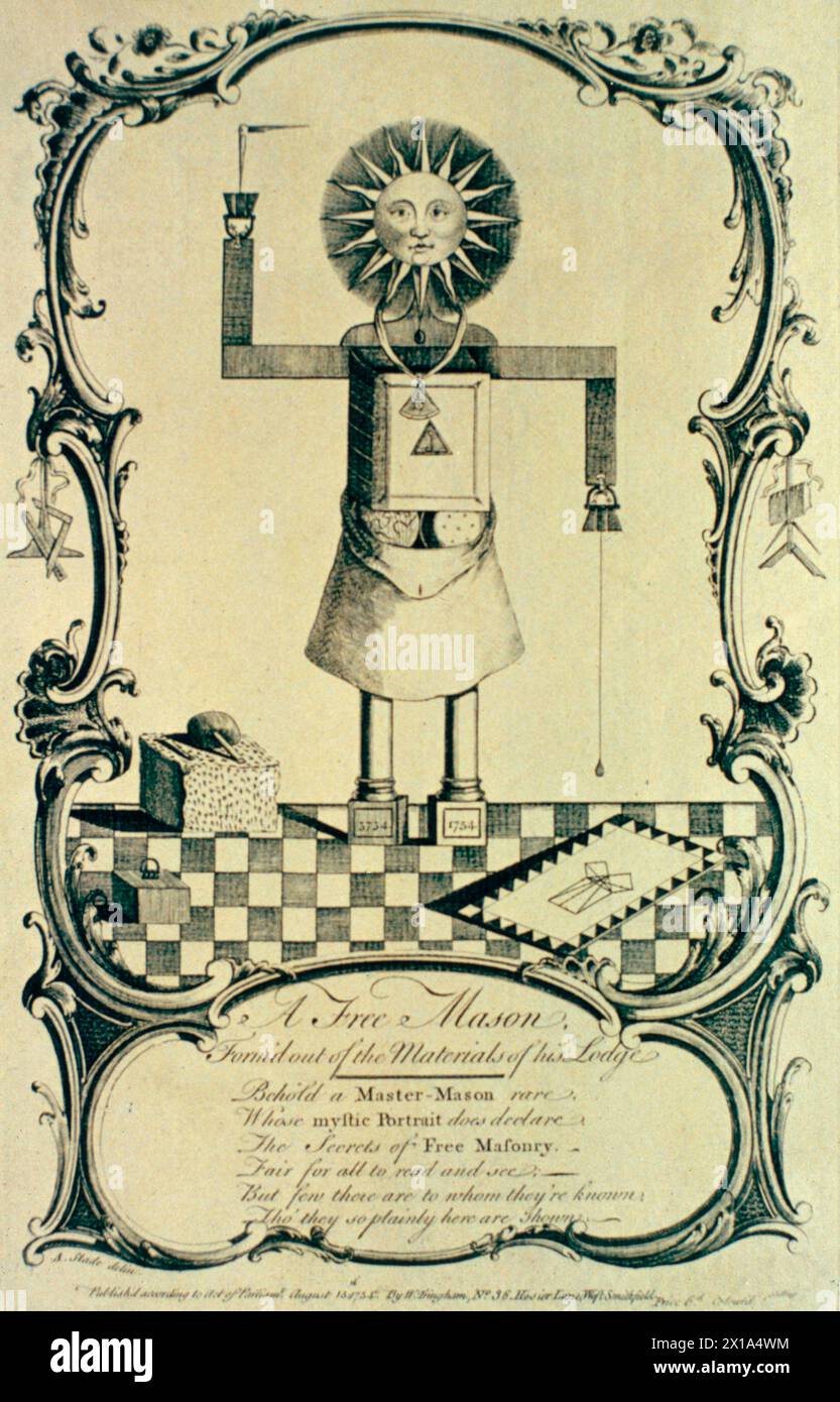 Portrait of a Freemason, England 18th century Stock Photo - Alamy