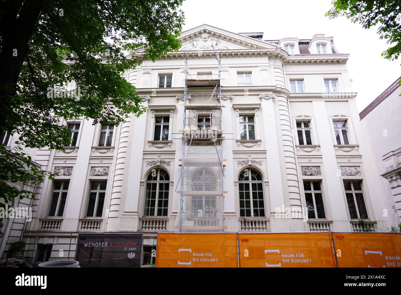 Exterior view of Palais Rothschild before renovation as part of the ...