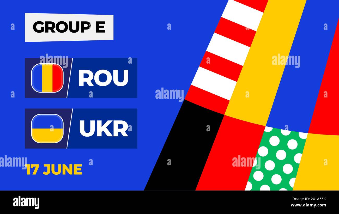 Romania vs Ukraine football 2024 match versus. 2024 group stage ...