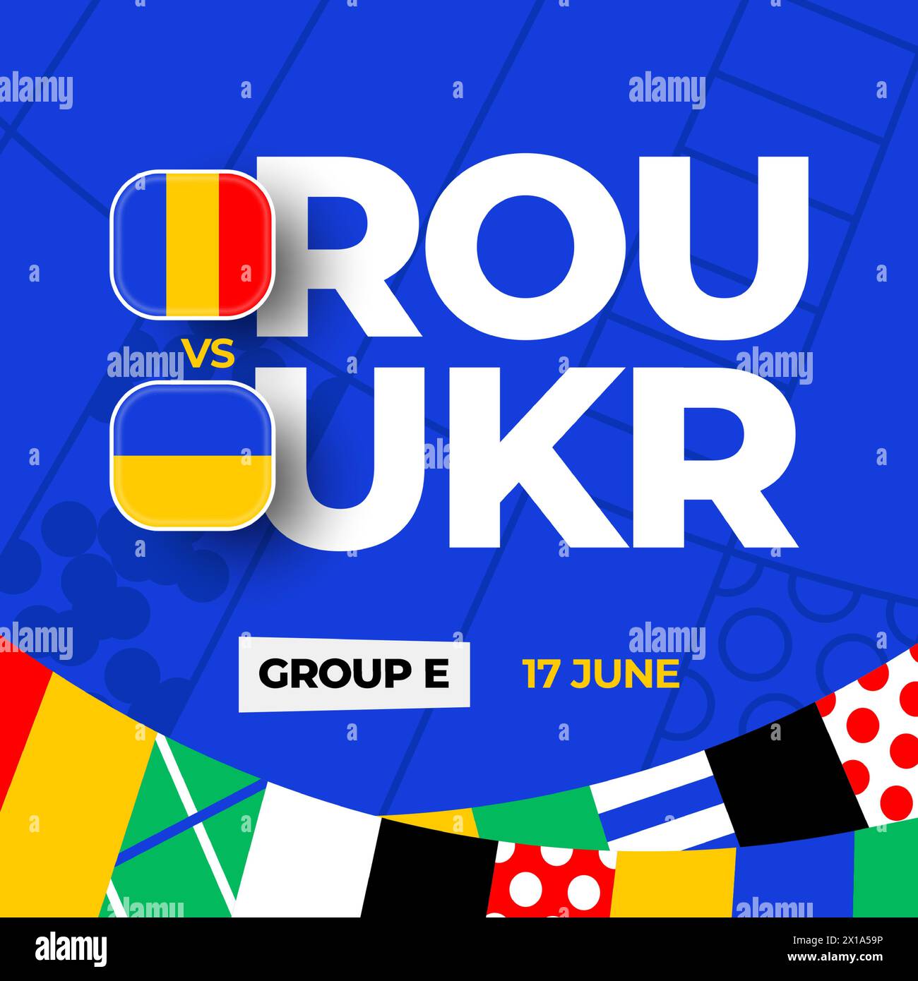 Romania vs Ukraine football 2024 match versus. 2024 group stage ...