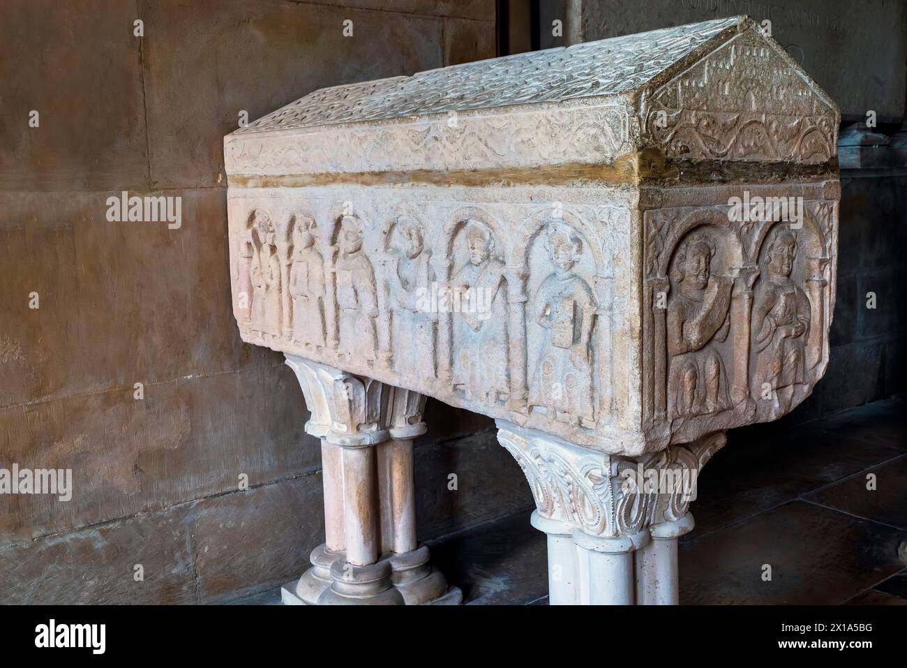 The tomb in The Royal Pantheon (Panteao Real Stock Photo - Alamy