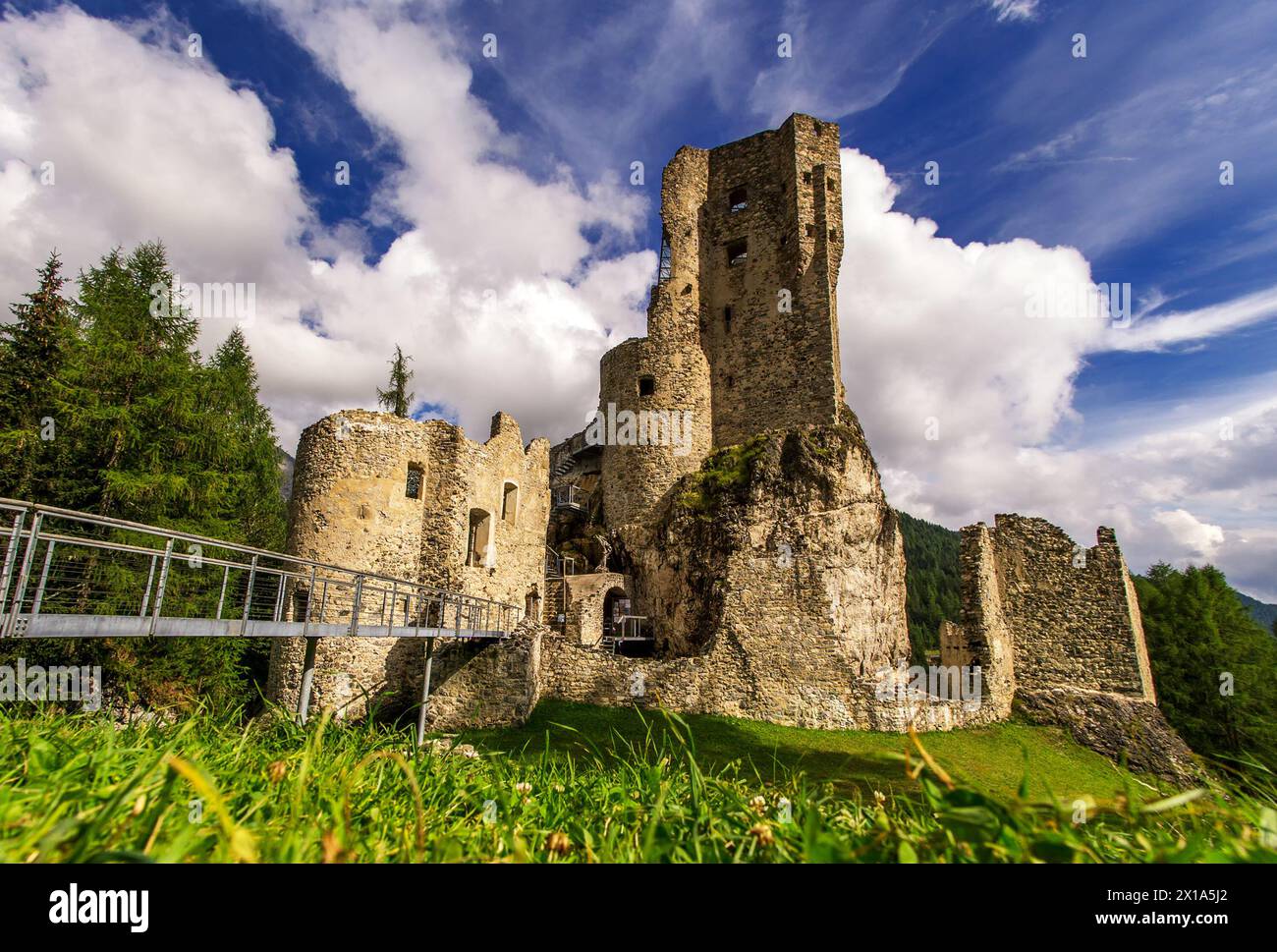 Castle of Andraz, Schloss Buchenstein one of the most ancient castles ...