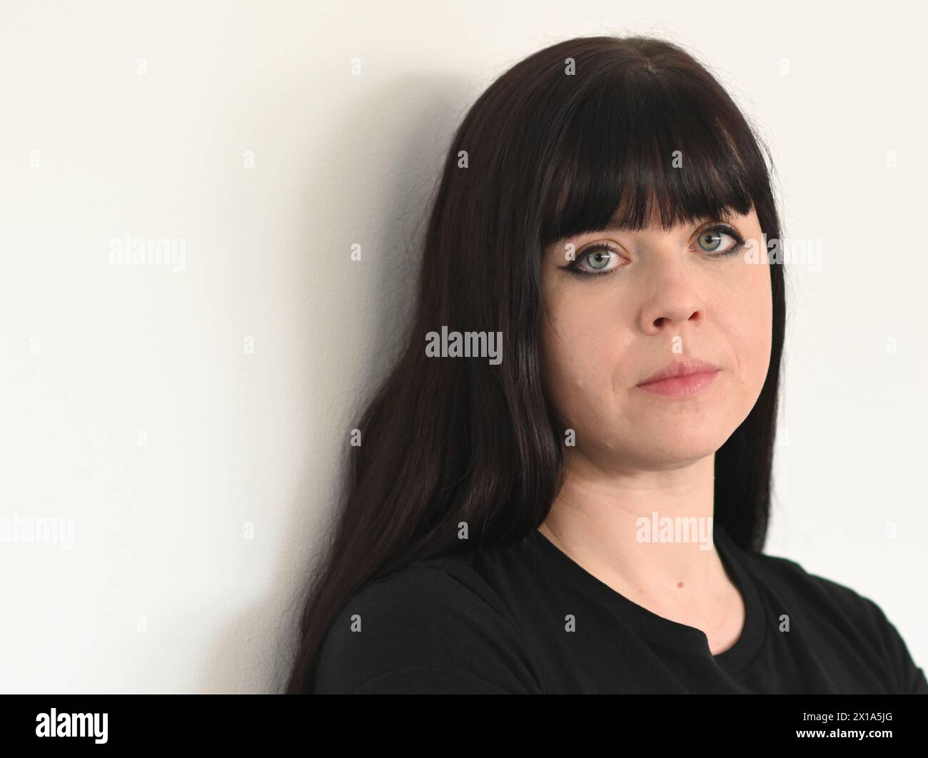 The Austrian writer Mareike Fallwickl on the occasion of a photo shoot ...