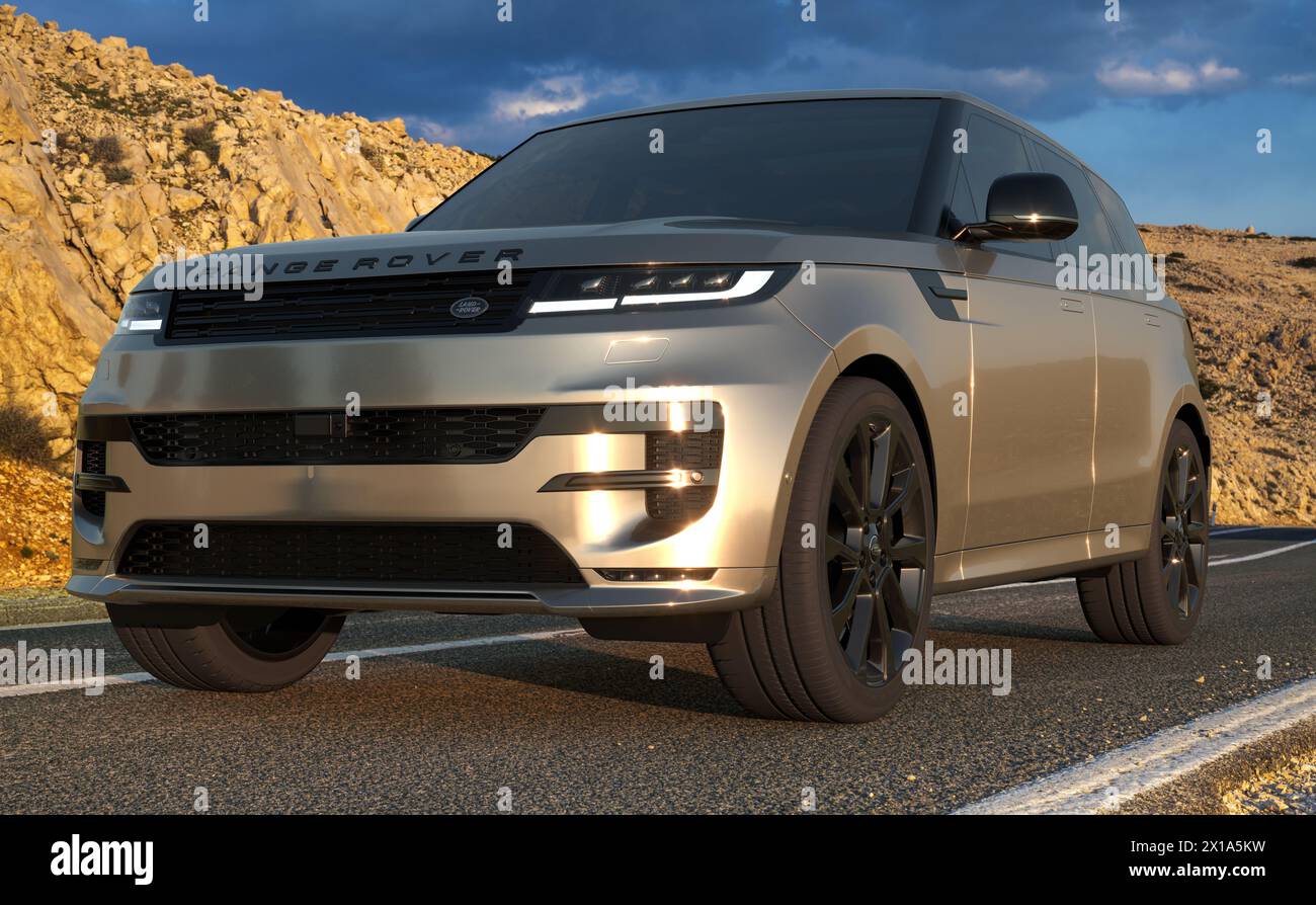 New Range Rover Sport | High-performance SUV Stock Photo - Alamy