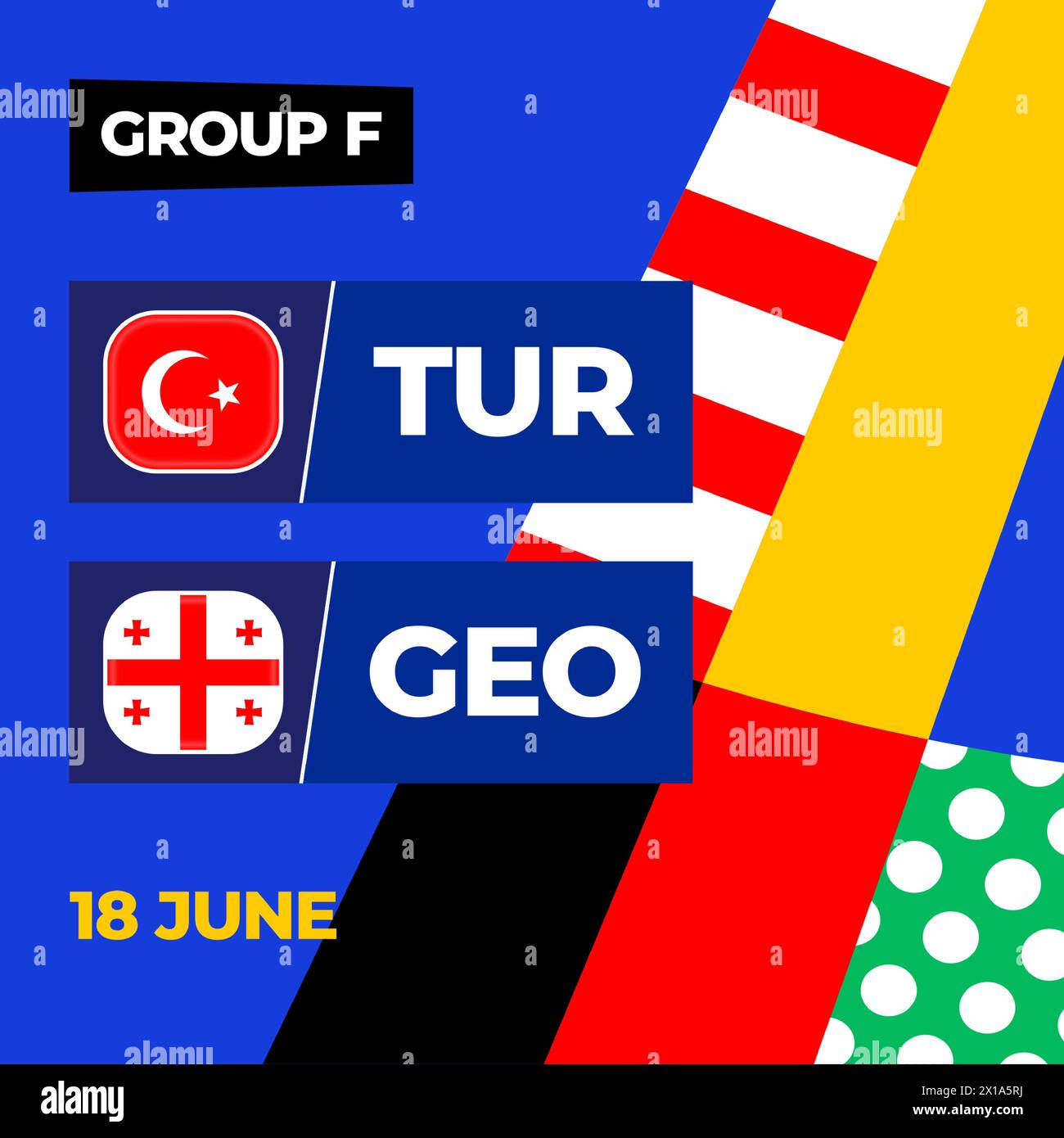 Türkiye vs Georgia football 2024 match versus. 2024 group stage ...