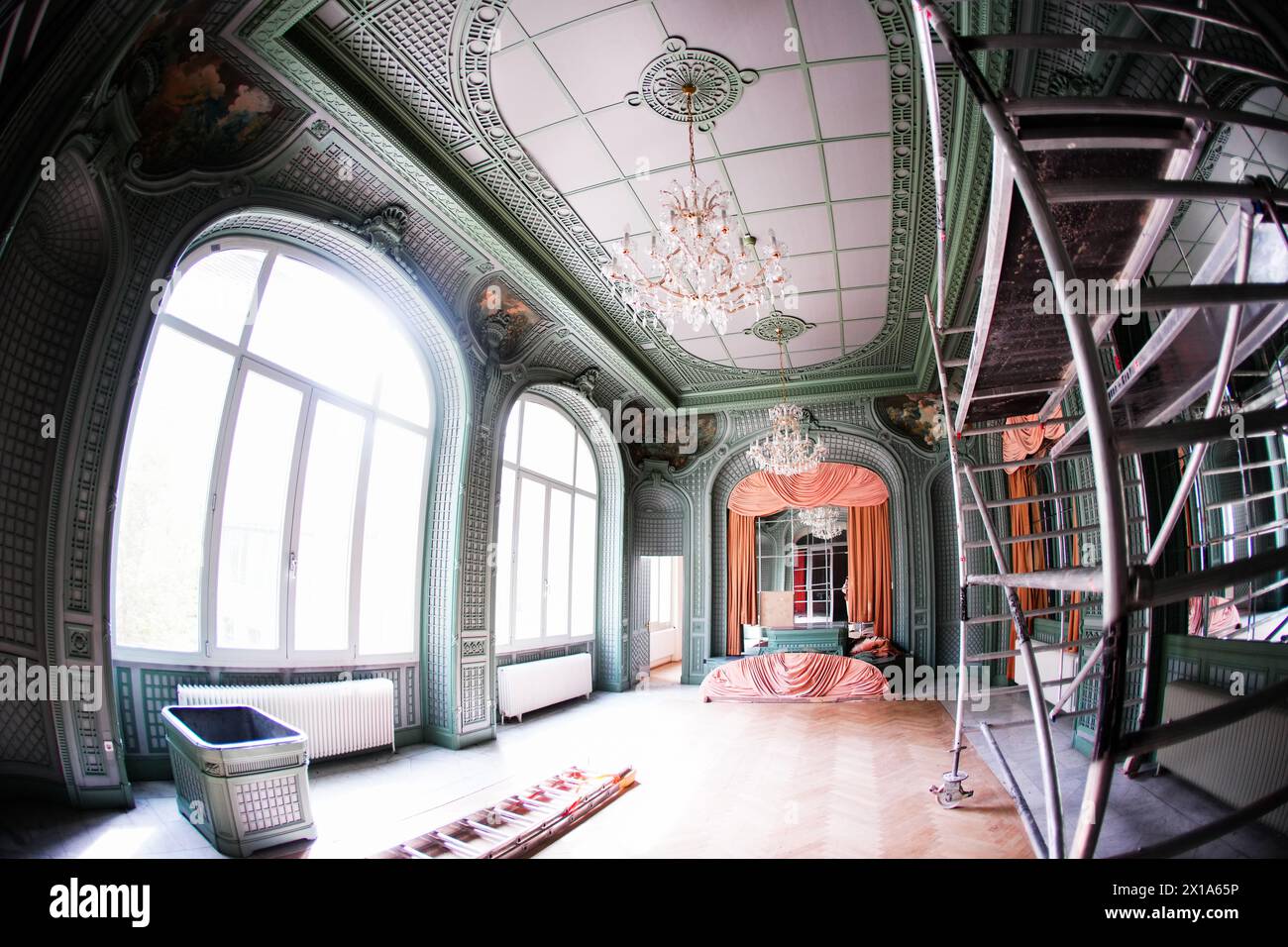 Interior photo of Palais Rothschild before the renovation as part of ...