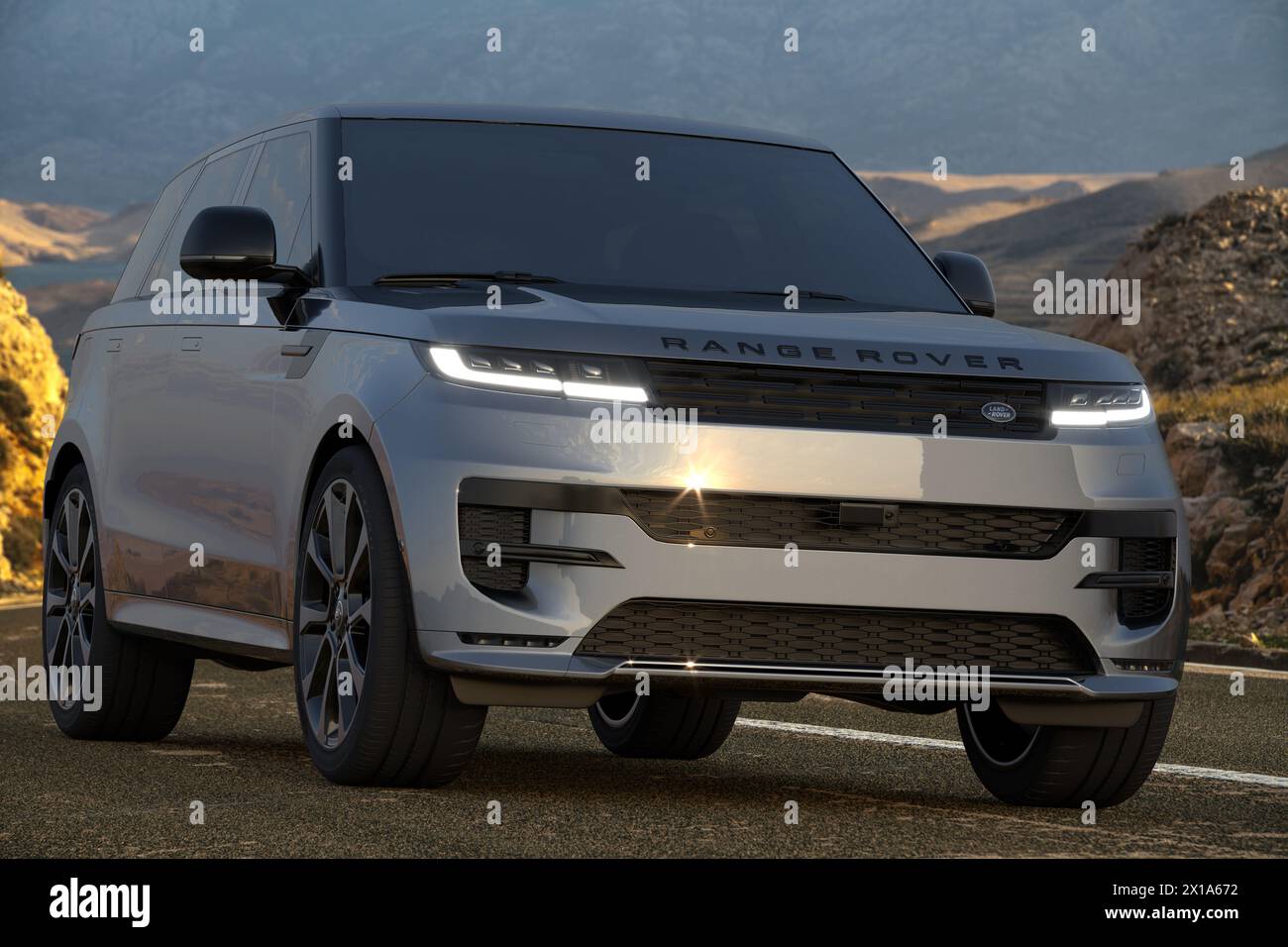 New Range Rover Sport | High-performance SUV Stock Photo - Alamy
