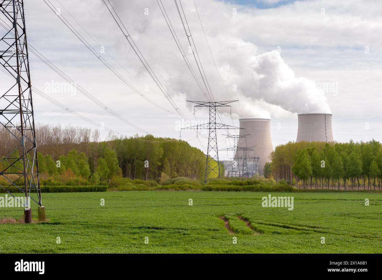 Nogent Sur Seine, France. 11th Apr, 2024. On the D 951 road ...
