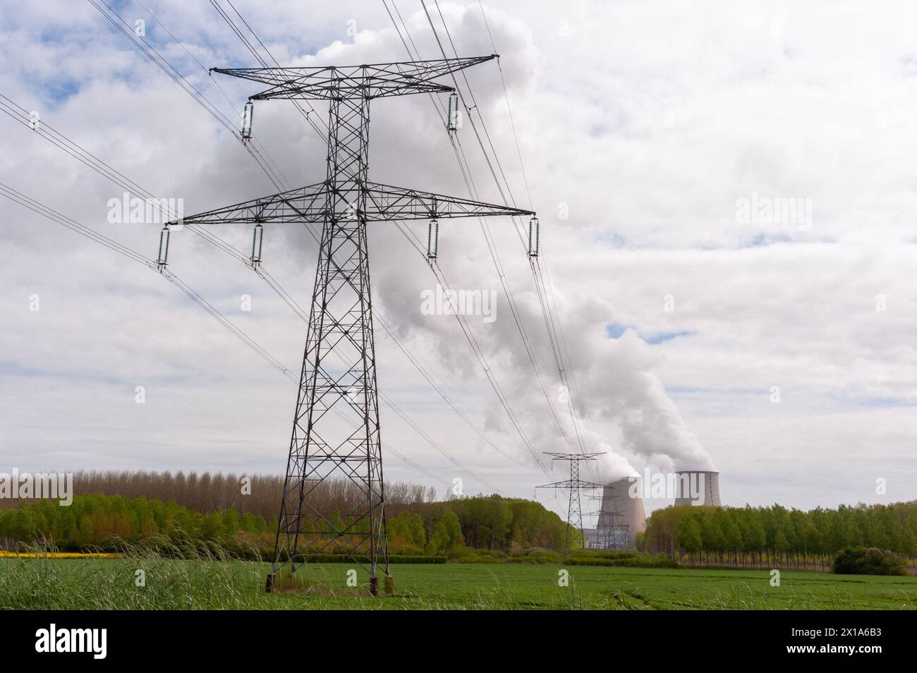 Nogent Sur Seine, France. 11th Apr, 2024. On the D 951 road ...