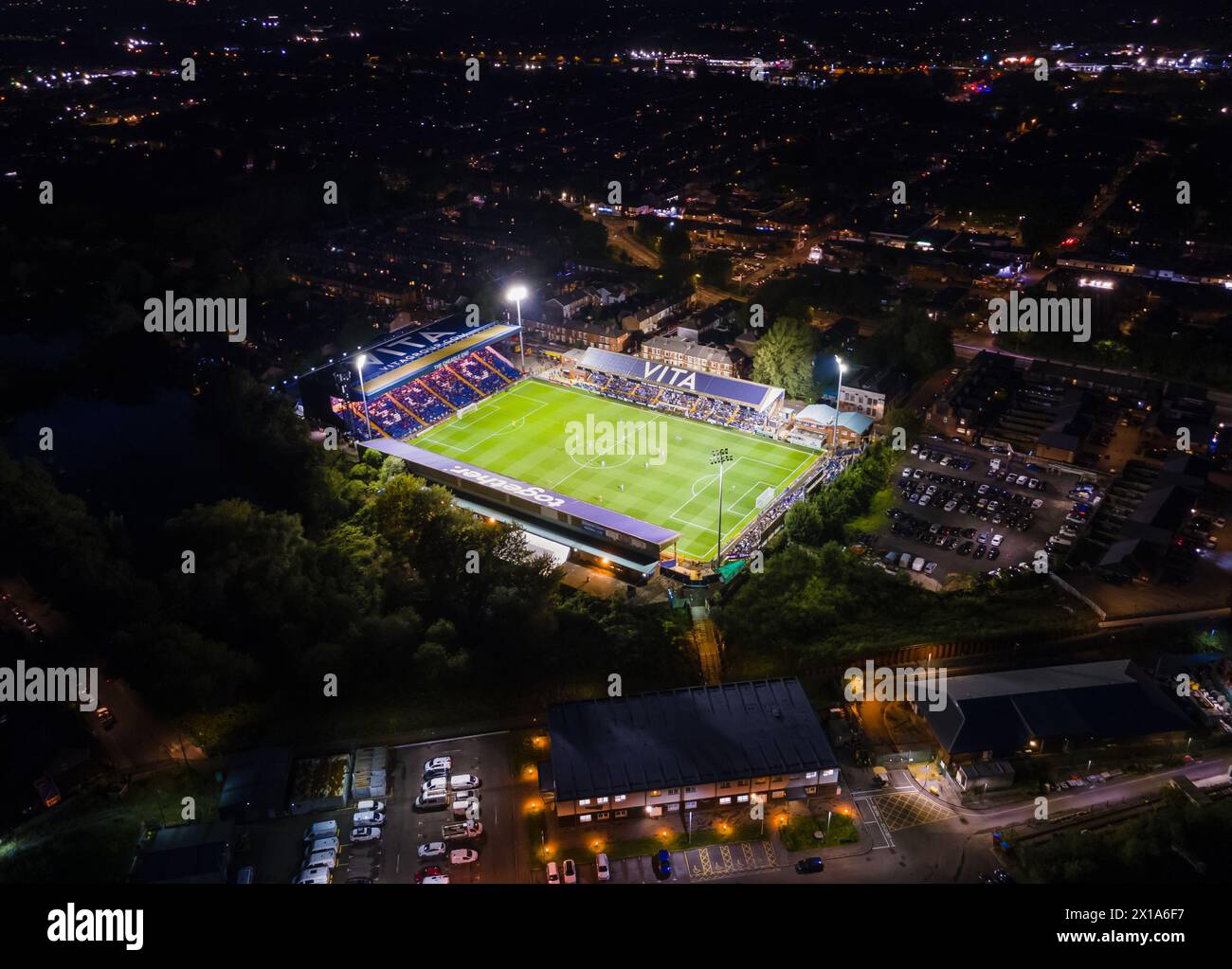Stockport County Football Club - Stadium Stock Photo - Alamy