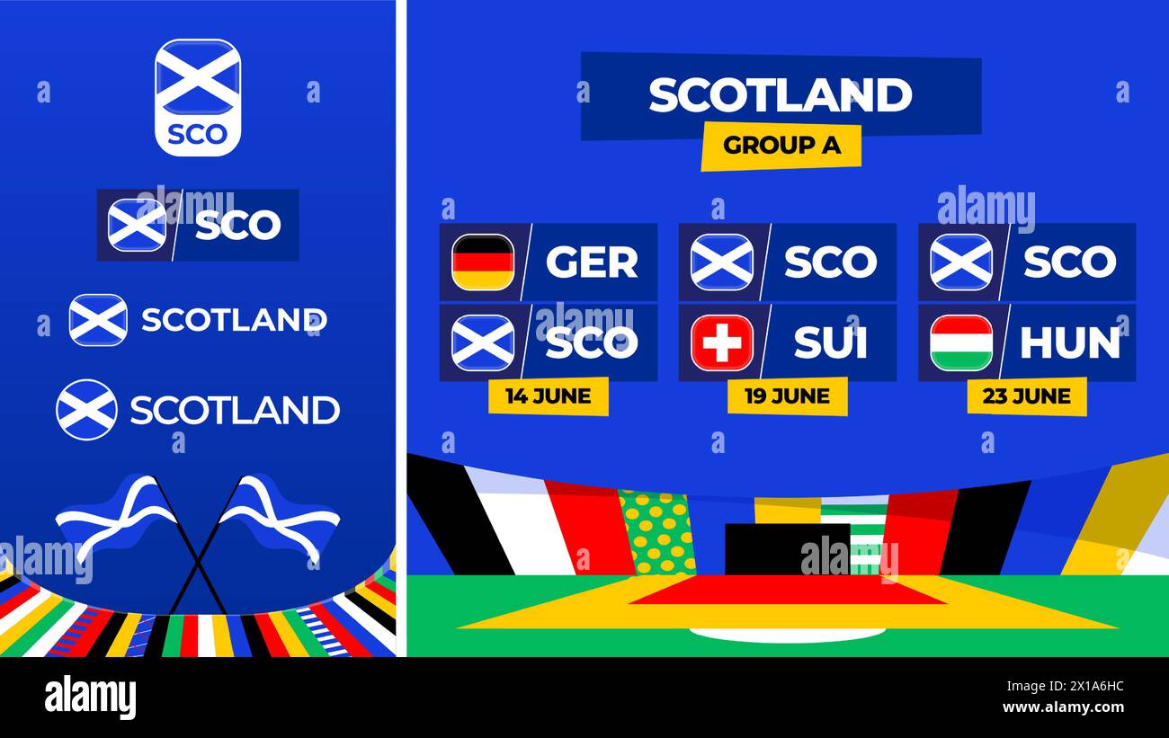 Scotland team announcement Stock Vector Images - Alamy