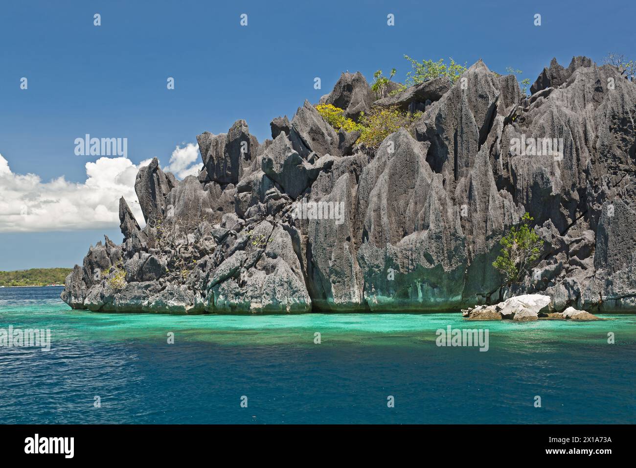 Beautiful lagoon on Coron Island in Philippines, Asia Stock Photo - Alamy