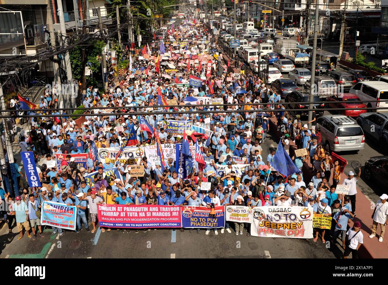 Transport Strike against Jeepney Phase-out Plan Thousands of drivers of ...