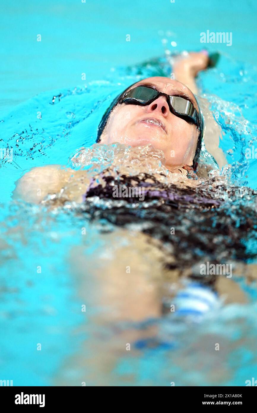 Lucy hope during the team gb paris 2024 swimming team announcement at ...