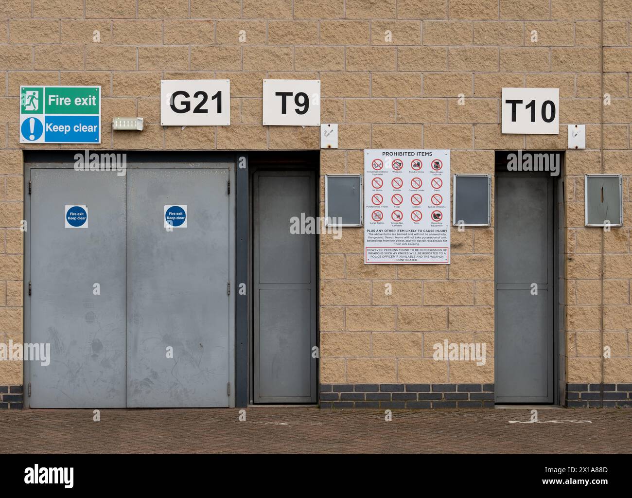 Football turnstile hi-res stock photography and images - Alamy