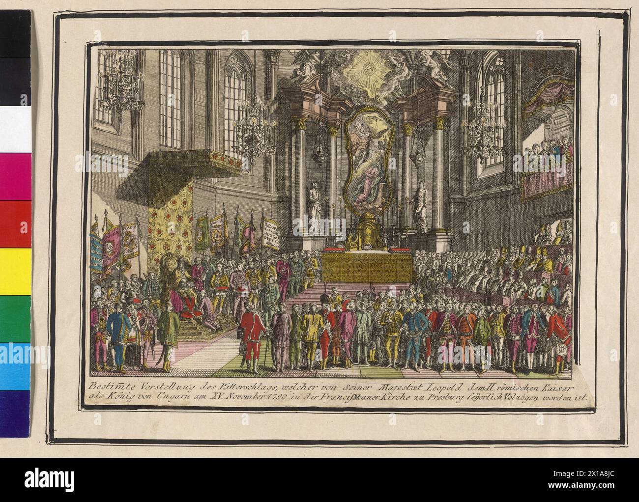 Coronation of emperor Leopold II to the King of Hungary in Bratislava ...