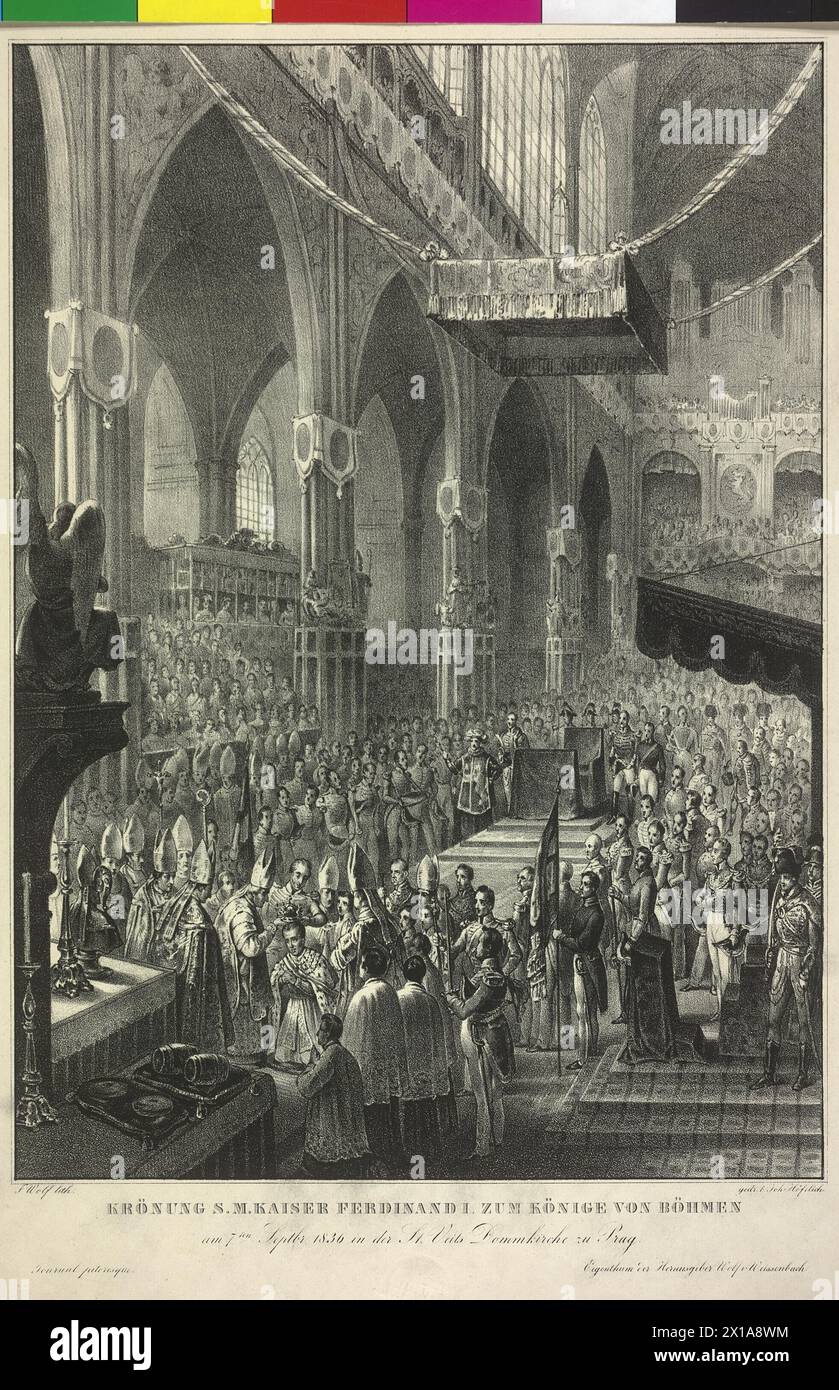 Ferdinand I, Emperor of Austria, coronation of his majesty emperor ...