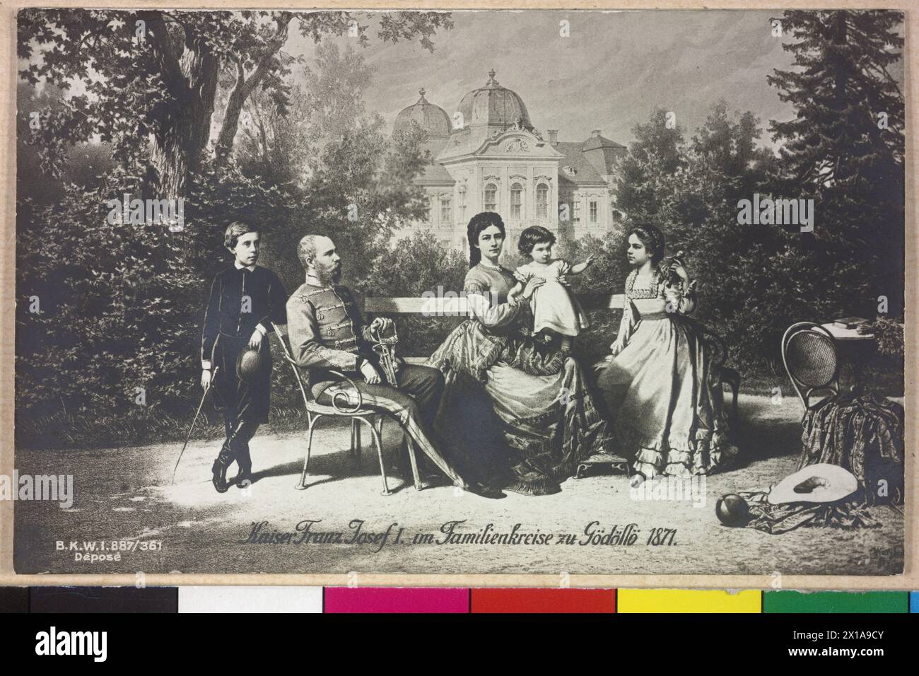 Franz Joseph I, Emperor of Austria with family, family image: Franz ...