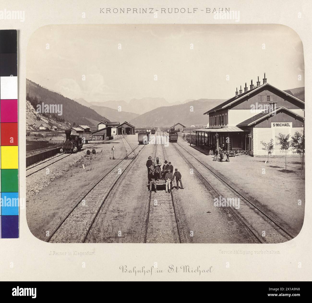 Rudolf railway, station St. Mikhail, station in St. Mikhail from the ...