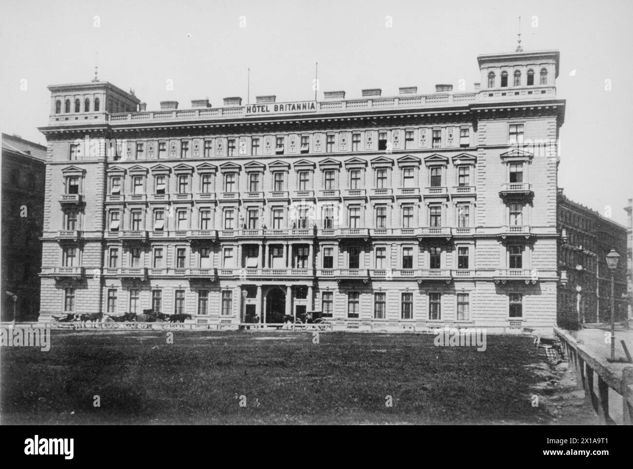 Vienna 1, Schottenring, Hotel Britannia (subsequently police authority ...