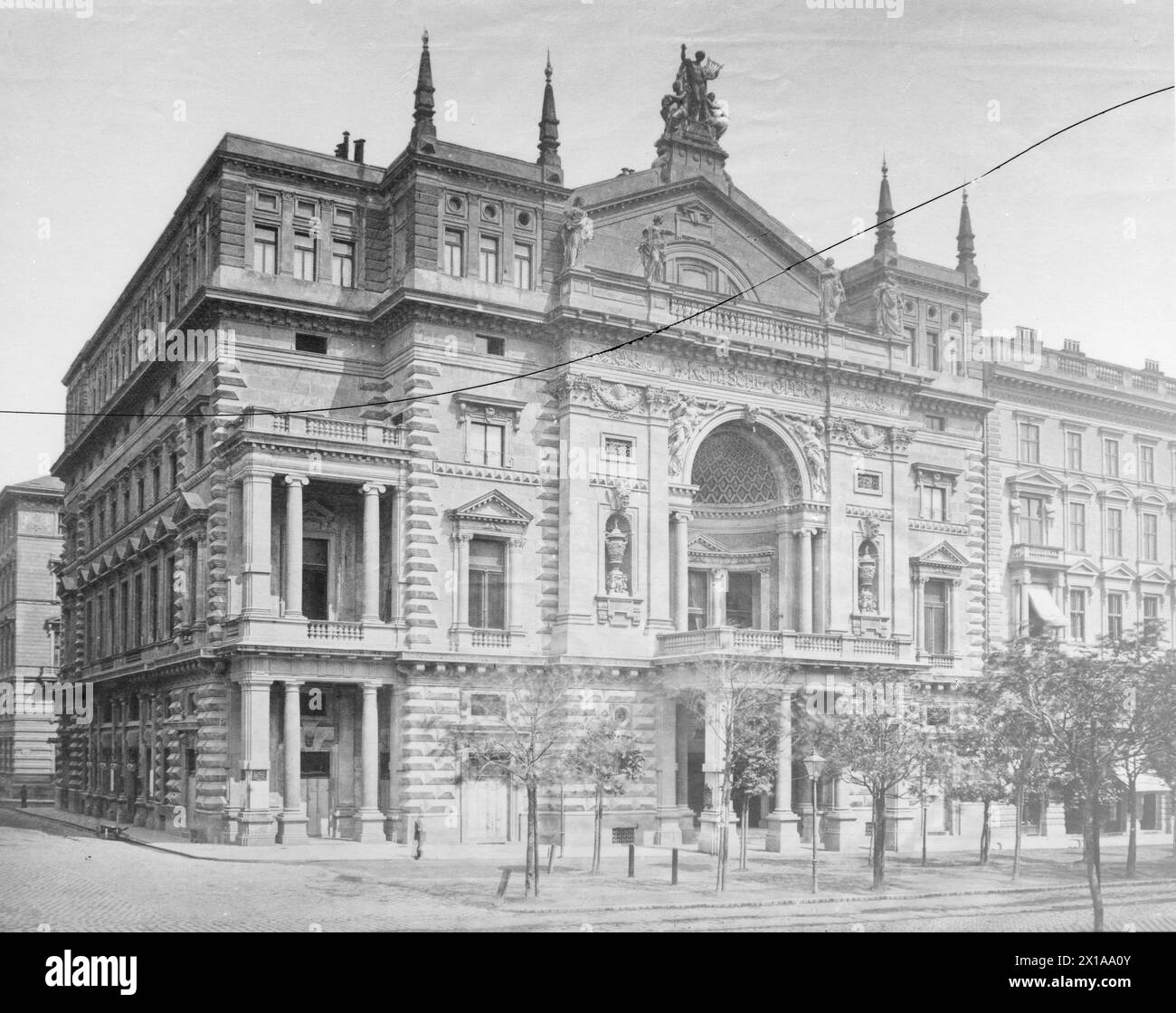 Vienna 1, Ringtheater (The Ring Theatre), view in the comical opera ...