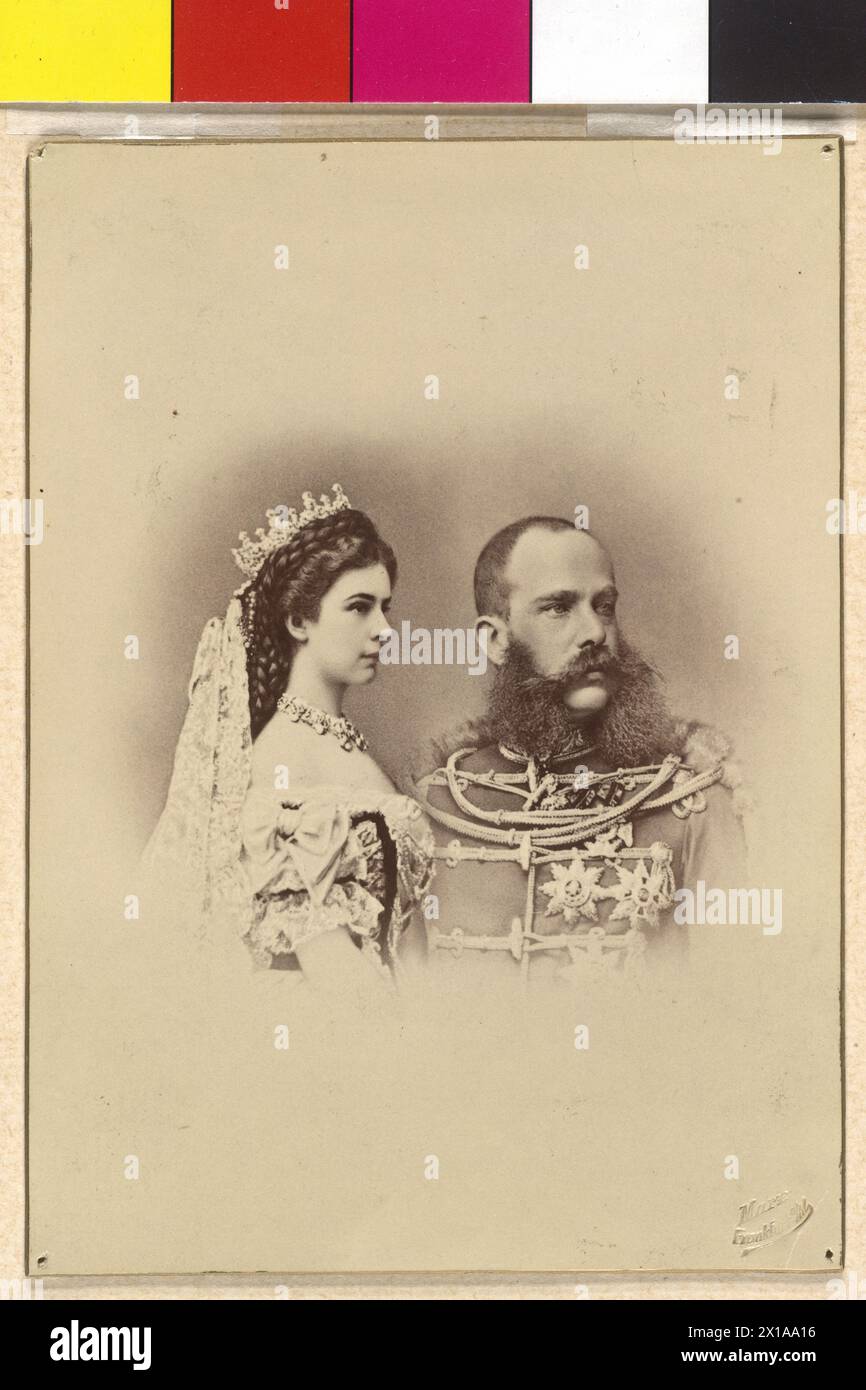 Elisabeth, empress of Austria and Franz Joseph I, Emperor of Austria ...
