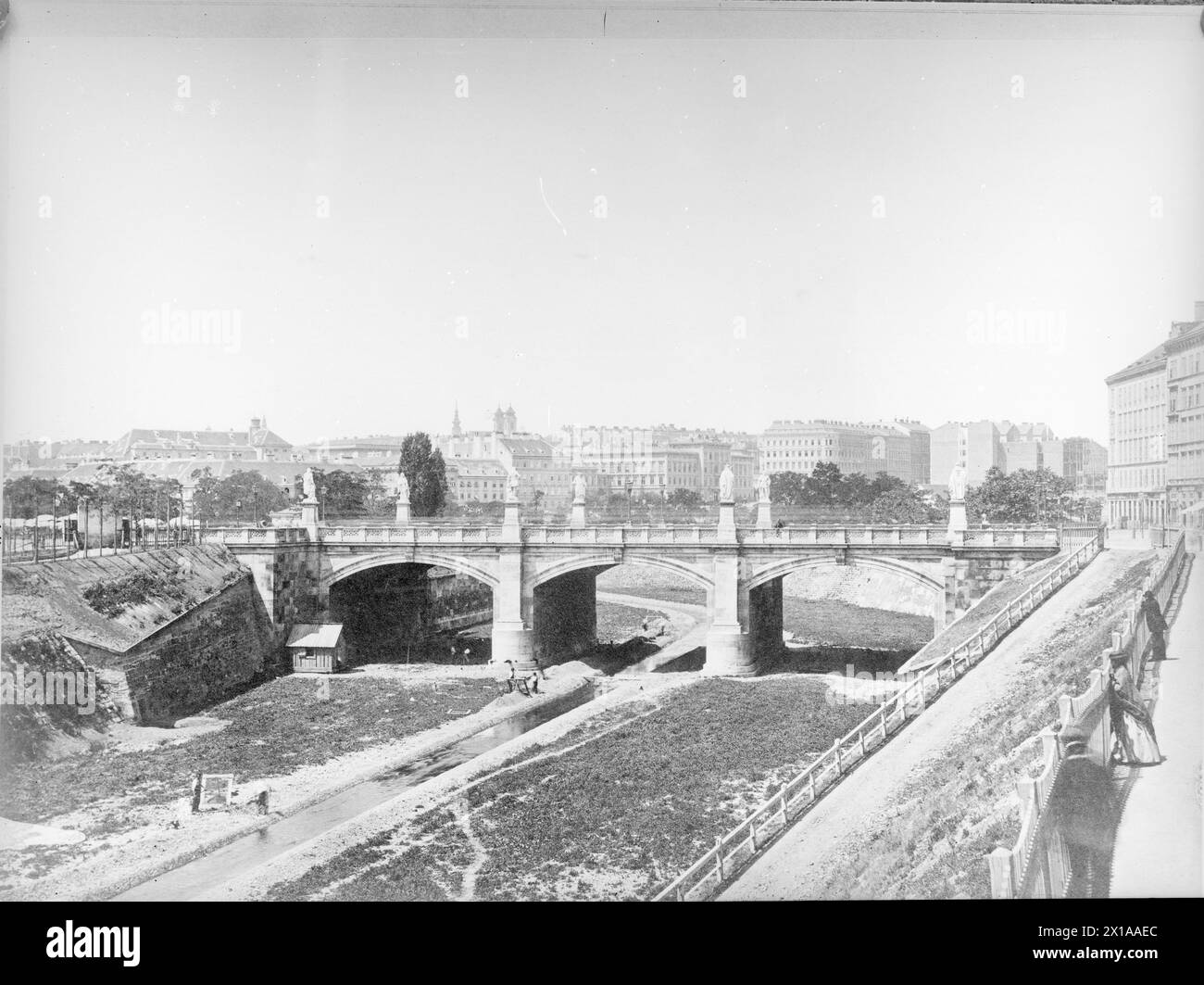 Vienna 1, Elisabethbruecke (Elisabeth Bridge), view from direction ...
