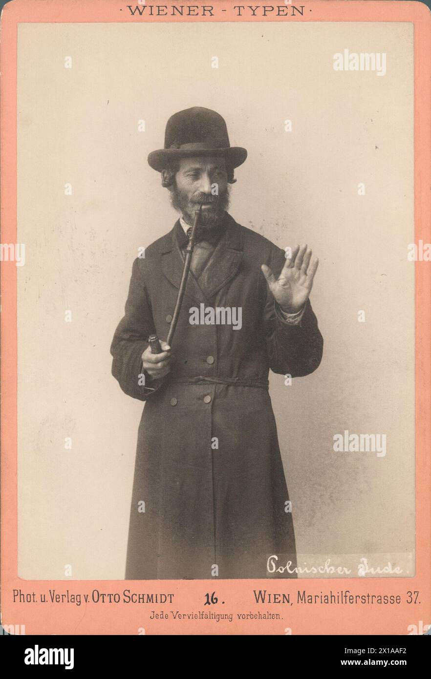 Vienna, "Polnischer Jude", photographic and Otto Schmidt-Wien ...