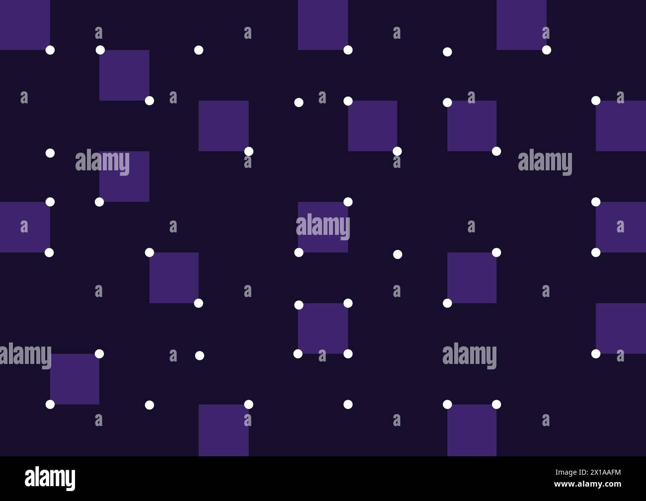 Seamless geometric pattern with squares and dots. Vector illustration ...