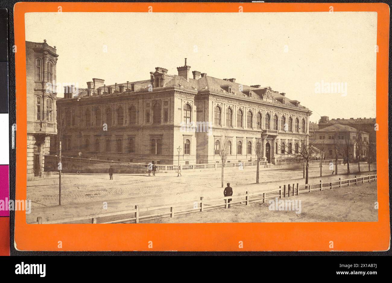 Vienna 9, chemical institute I, general view across corner ...