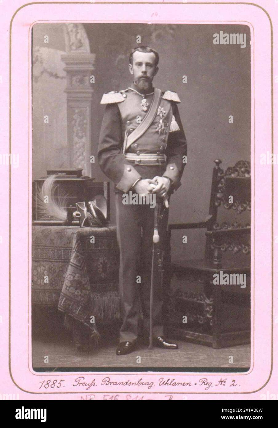 Rudolf, crown prince of Austria, Rudolf in the uniform of the Royal ...