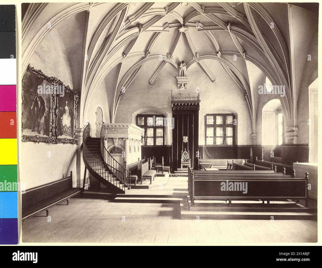 Prague Castle, Staendesaal, 1886 - 18860101 PD0206 - Rechteinfo: Rights ...