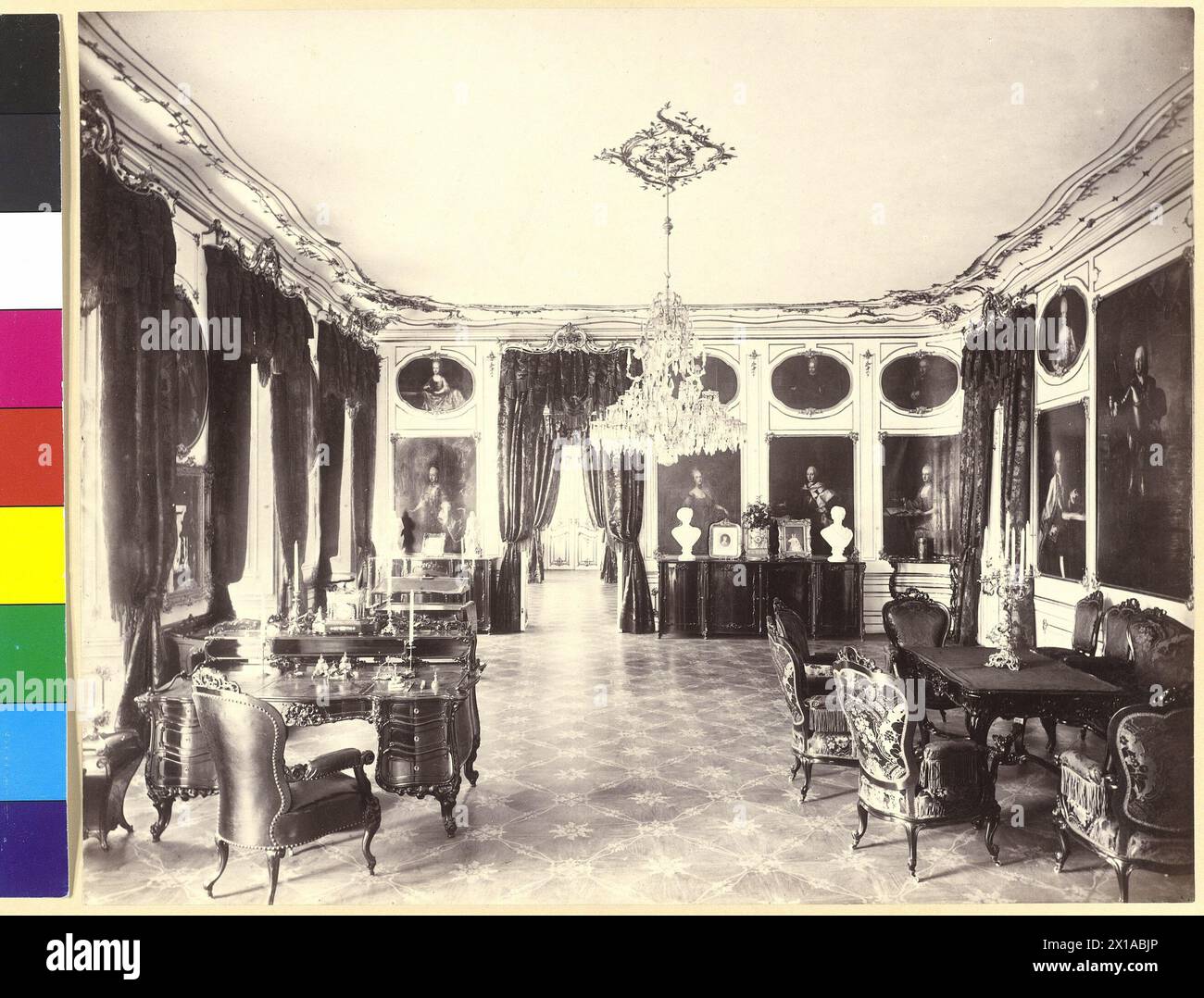 Prague Castle, secretarial pool of emperor Franz Joseph, 1886 ...