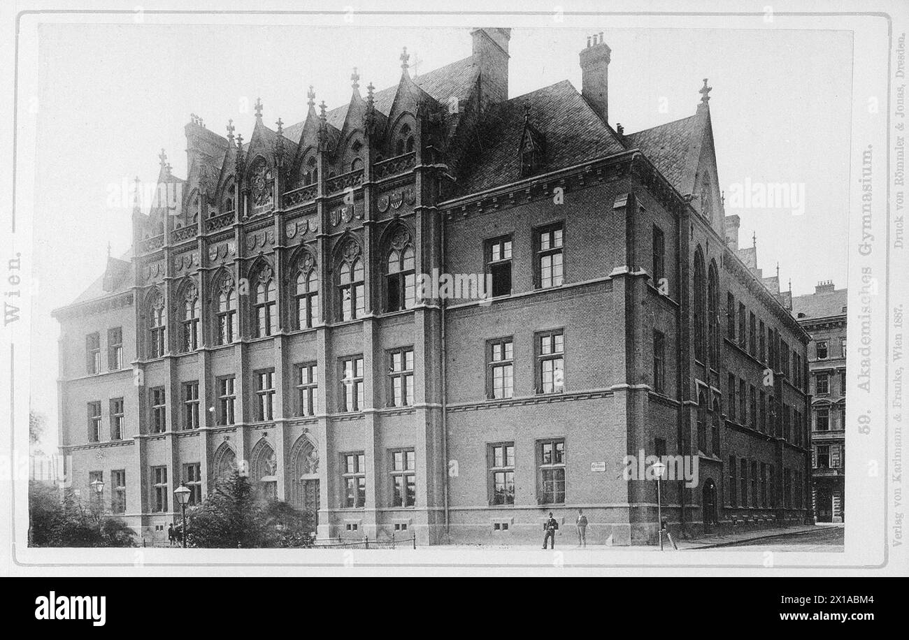 Vienna 1, academic secondary school, front Beethovenplatz (Beethoven ...