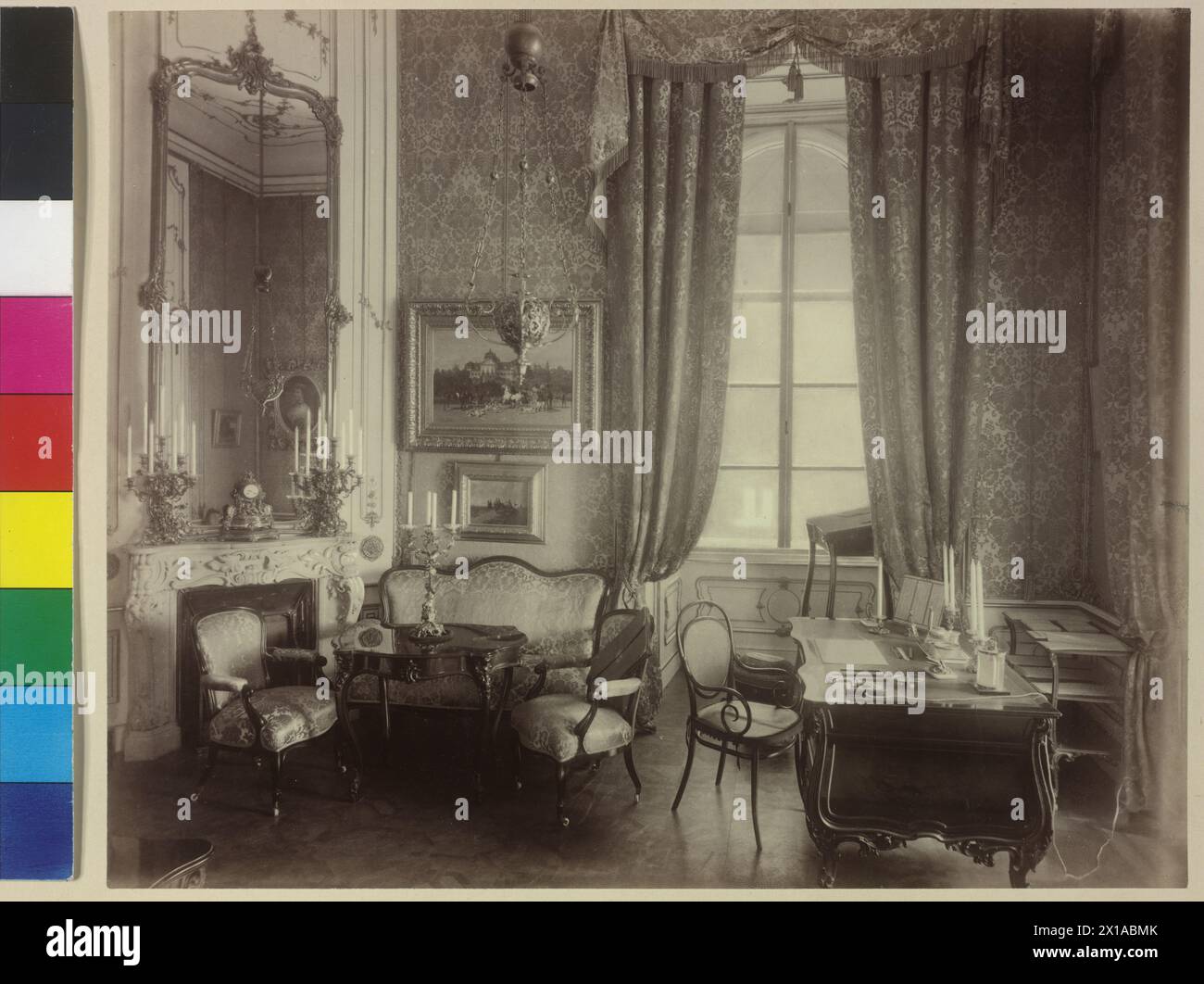 In Castle stove, The secretarial pool of the emperor, 1886 - 18860101 ...