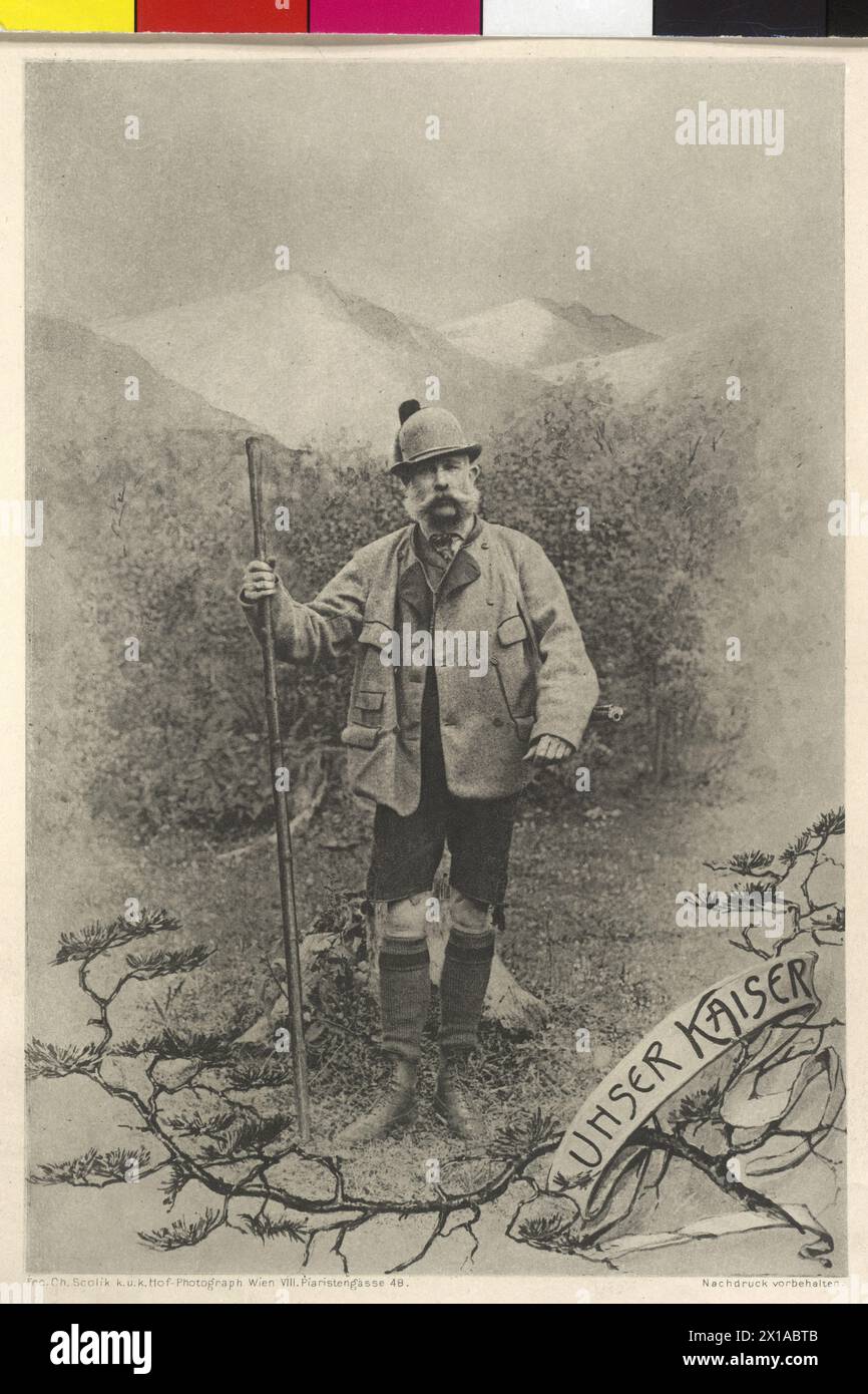 Franz Joseph I, Emperor of Austria, Franz Joseph I in hunting clothes ...