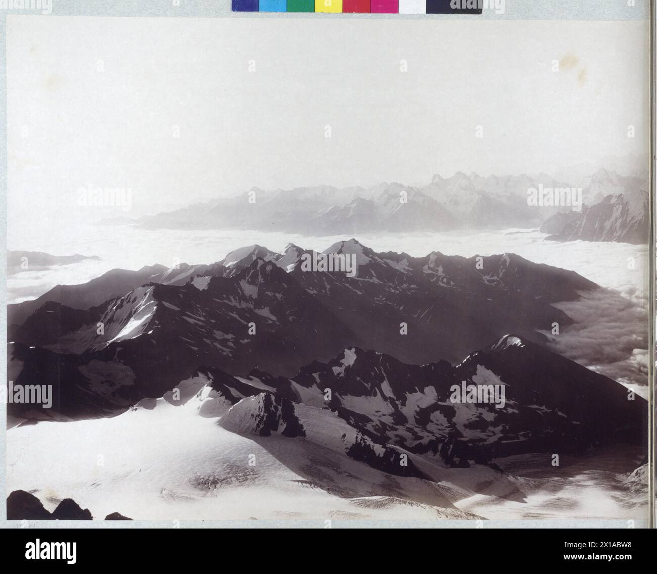 Panoramic radiograph from the peak Mount Elbrus, first part of the ...