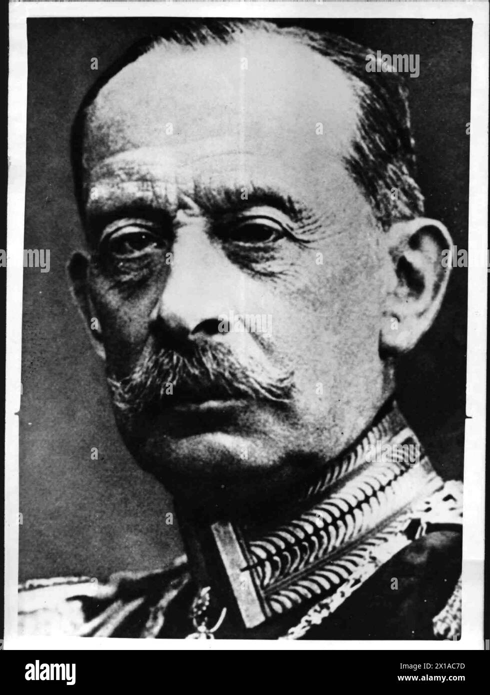 count Alfred of Schlieffen, Prussian Field Marshal General., 1890 ...