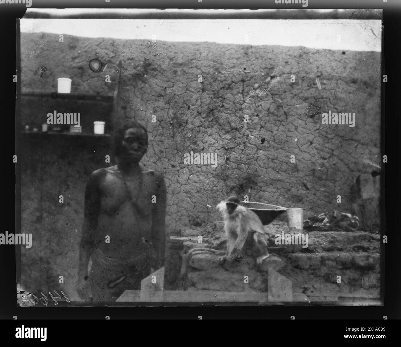Slave in Morocco, 1890 - 18900101 PD15087 - Rechteinfo: Rights Managed ...