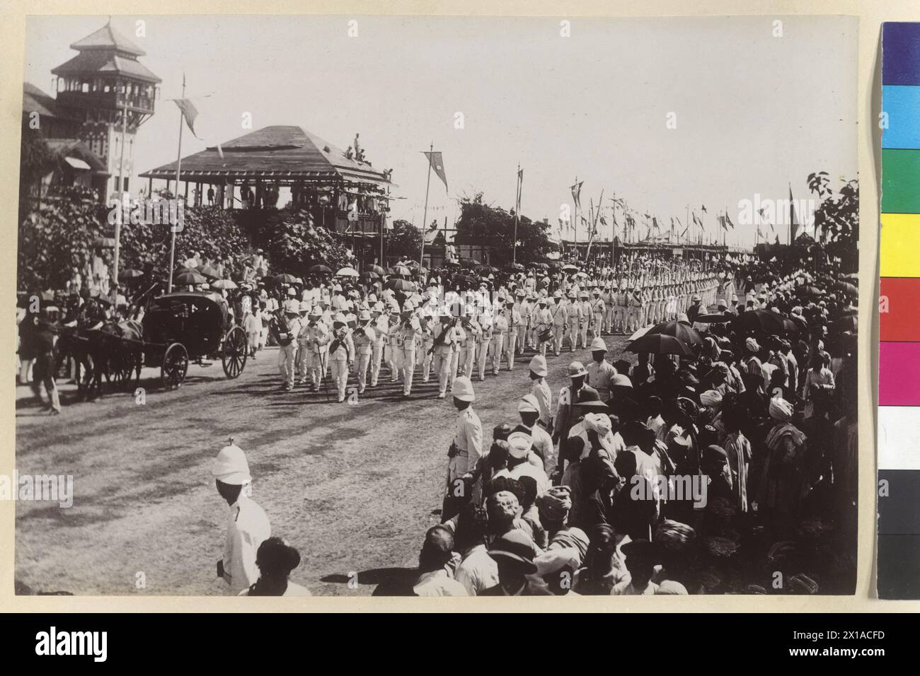 Arrival of archduke Franz Ferdinand in Mumbai (today: Mumbai), India ...