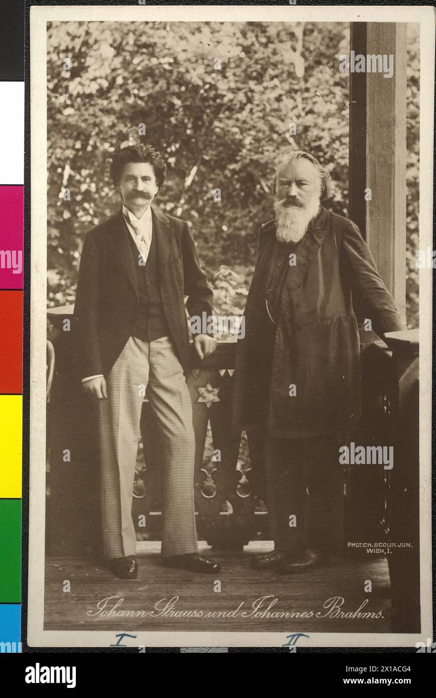 Strauss, Johann of the Younger 1825 - 1899, picture together with ...
